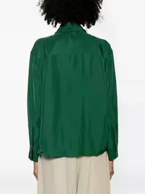 Loewe Pleated Shirt - Green