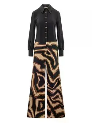 Emilio Pucci Button Jumpsuit - Black
