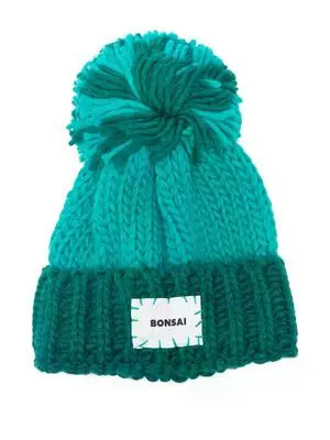 BONSAI Logo-patch Beanie - Blue