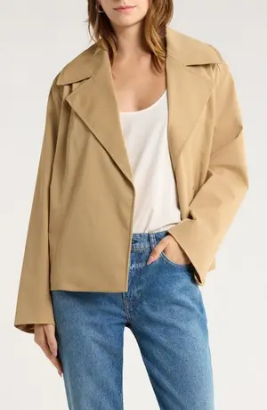 REFORMATION Jordan Short Trench Coat