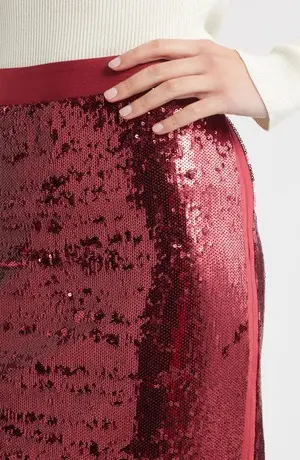 BOSS Ebibi Sequin Pencil Skirt
