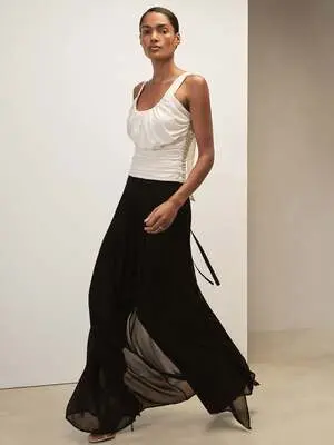 REISS Darlie Royal Ballet Ruched Vest