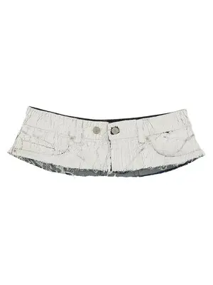 MAISON MARGIELA Denim Belt - White