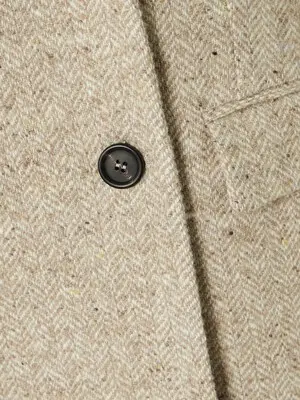 Brunello Cucinelli Double-breasted Wool And Silk-blend Tweed Blazer