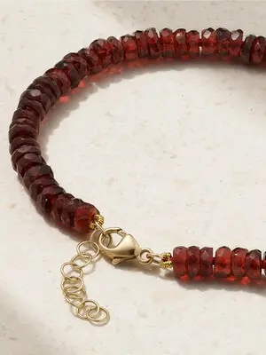 Jia Jia Gold Garnet Bracelet