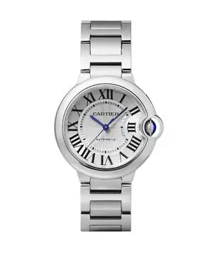 Cartier Ballon Bleu De Automatic 36mm Stainless Steel Watch - Gray