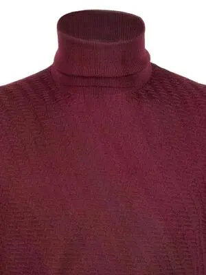 PAOLO PECORA Textured Roll-neck Sweater