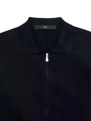 SAPIO Zip Collared Knitwear