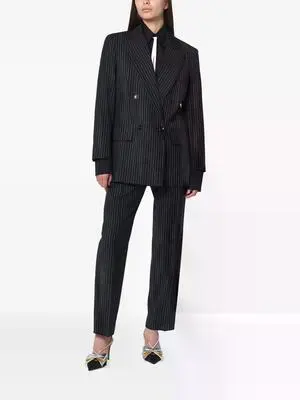Max Mara Striped Double-breasted Blazer