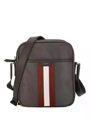 Bally Striped Shoulder Bag - Grey