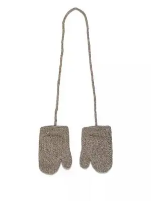 MAISON MARGIELA Shetland-wool Mittens - Neutrals