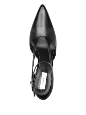 TOTEME Pointed-toe Leather Pumps