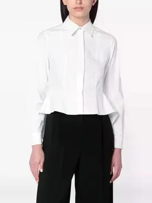 Max Mara Logo-button Long-sleeve Shirt
