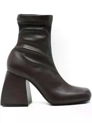 Nodaleto Block Heel Boots For Women