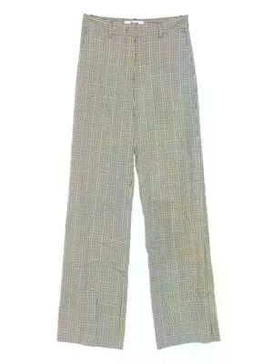 MSGM Trousers With Logo Patch