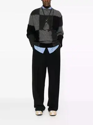 ADER ERROR Patchwork Crew-neck Sweater