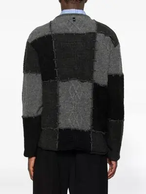 ADER ERROR Patchwork Crew-neck Sweater