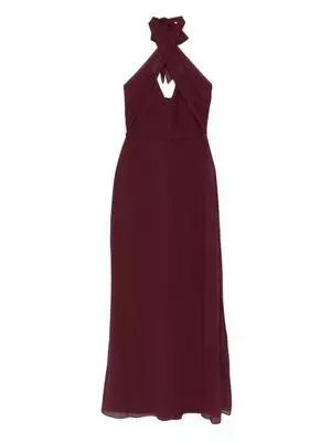 Patrizia Pepe Halterneck Maxi Dress