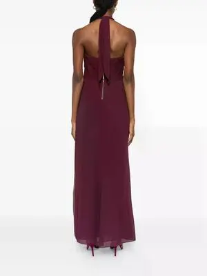 Patrizia Pepe Halterneck Maxi Dress