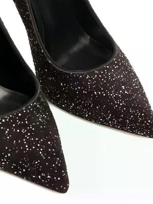 Casadei 100mm Glitter-point Pumps