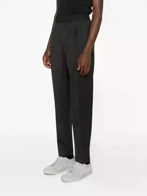 Zegna Elasticated-waist Tapered Trousers