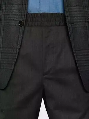 Zegna Elasticated-waist Tapered Trousers