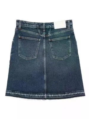 Closed Raw-cut Mini Denim Skirt