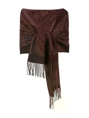 Etro Paisley-print Scarf - Brown