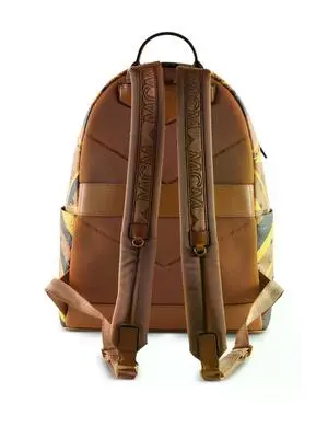 Mcm Chevron-print Backpack
