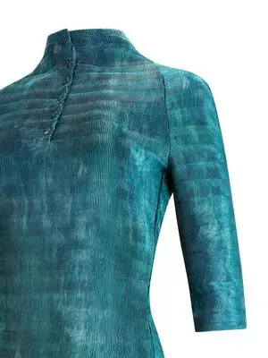 Fendi Pleated Midi Dress - Blue
