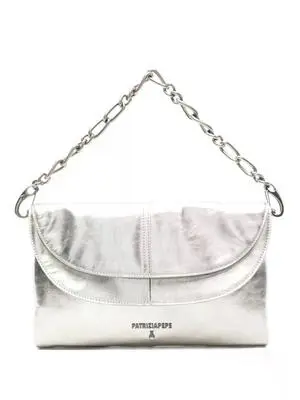 Patrizia Pepe Metallic-effect Shoulder Bag