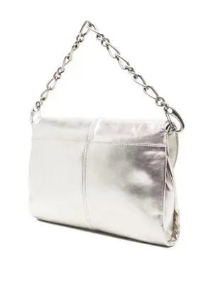 Patrizia Pepe Metallic-effect Shoulder Bag
