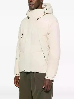 JG1 Padded Hooded Coat - Neutrals