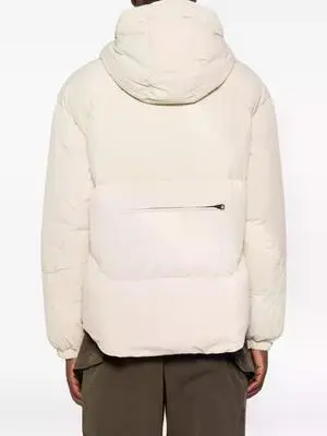 JG1 Padded Hooded Coat - Neutrals