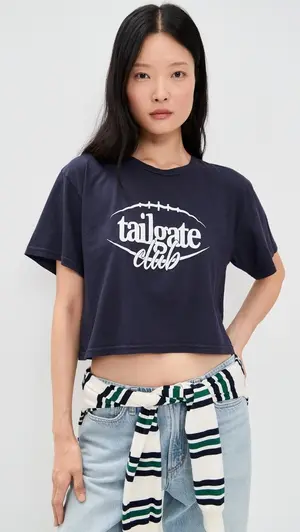 STATE & LAKE Graphic T-shirt - Navy