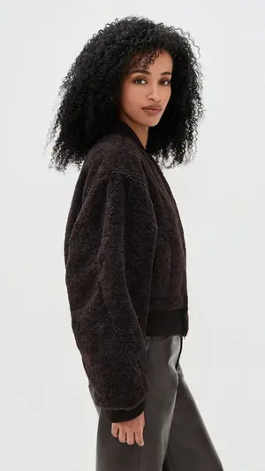 AGOLDE Iona Skye Sherpa Jacket - Chocolate