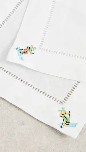 ABBODE Skier Napkins