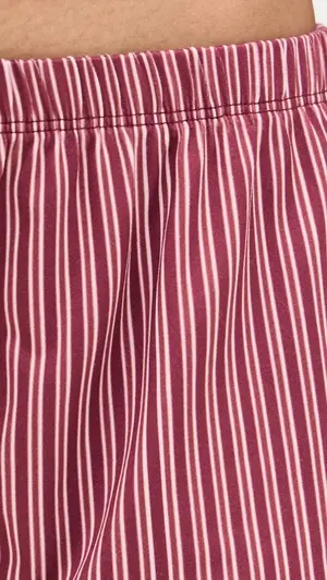BELLA VENICE Striped Jersey Shorts