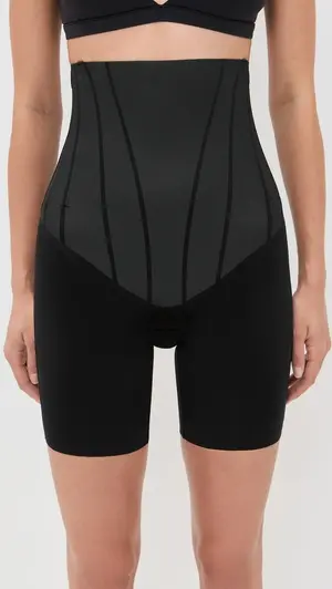 Spanx High-waisted Mid-thigh Shorts