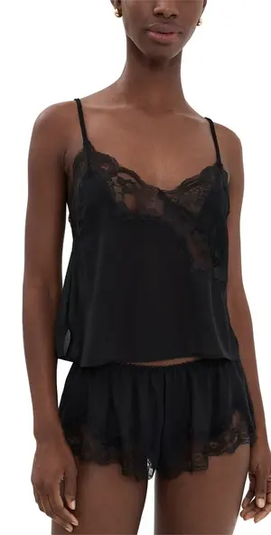 KAT THE LABEL Hayden Camisole - Black