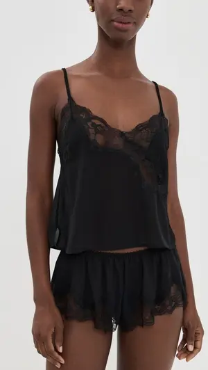 KAT THE LABEL Hayden Camisole - Black