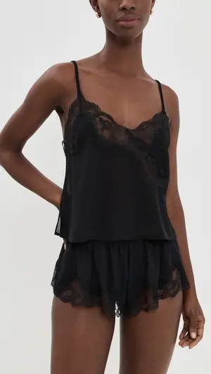 KAT THE LABEL Hayden Camisole - Black