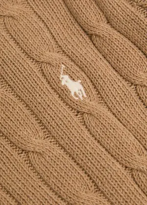 Polo Ralph Lauren Cable-knit Cotton Jumper - Camel