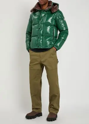 Moncler Parana Padded Nylon Jacket - Green