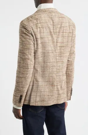 BOSS Heston Slim Fit Plaid Sport Coat