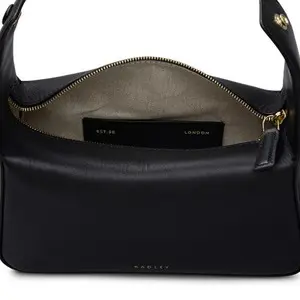 RADLEY De Beauvoir Ziptop Satchel Bag - Black