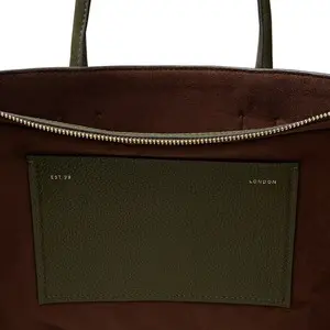 RADLEY The Romilly Large Ziptop Satchel Bag - Pine Needle