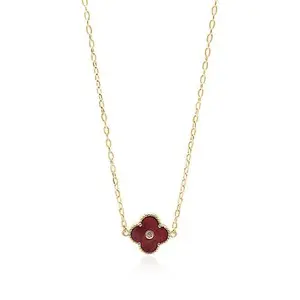 BOWOOD LANE Arden Necklace - Burgundy