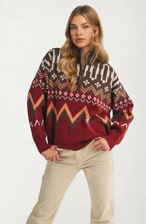 Knit & Lounge Zip Up Sweaters For Women