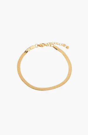 LITTLE SKY STONE Plated Herringbone Bracelet - Gold